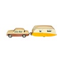 Dinky Toys No. 168 Singer Gazelle with No. 190 Caravan, c.1950s. A ...