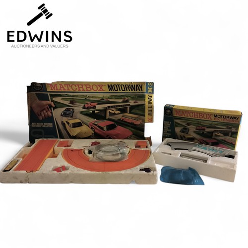 A Boxed Matchbox Motorway M-2 Set, with boxed E-2 Matchbox Motorway ...