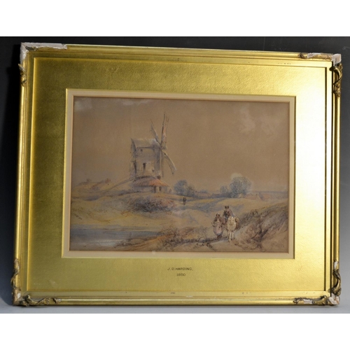 J. D. Harding Returning Home From The Mill, inscribed with artists name ...