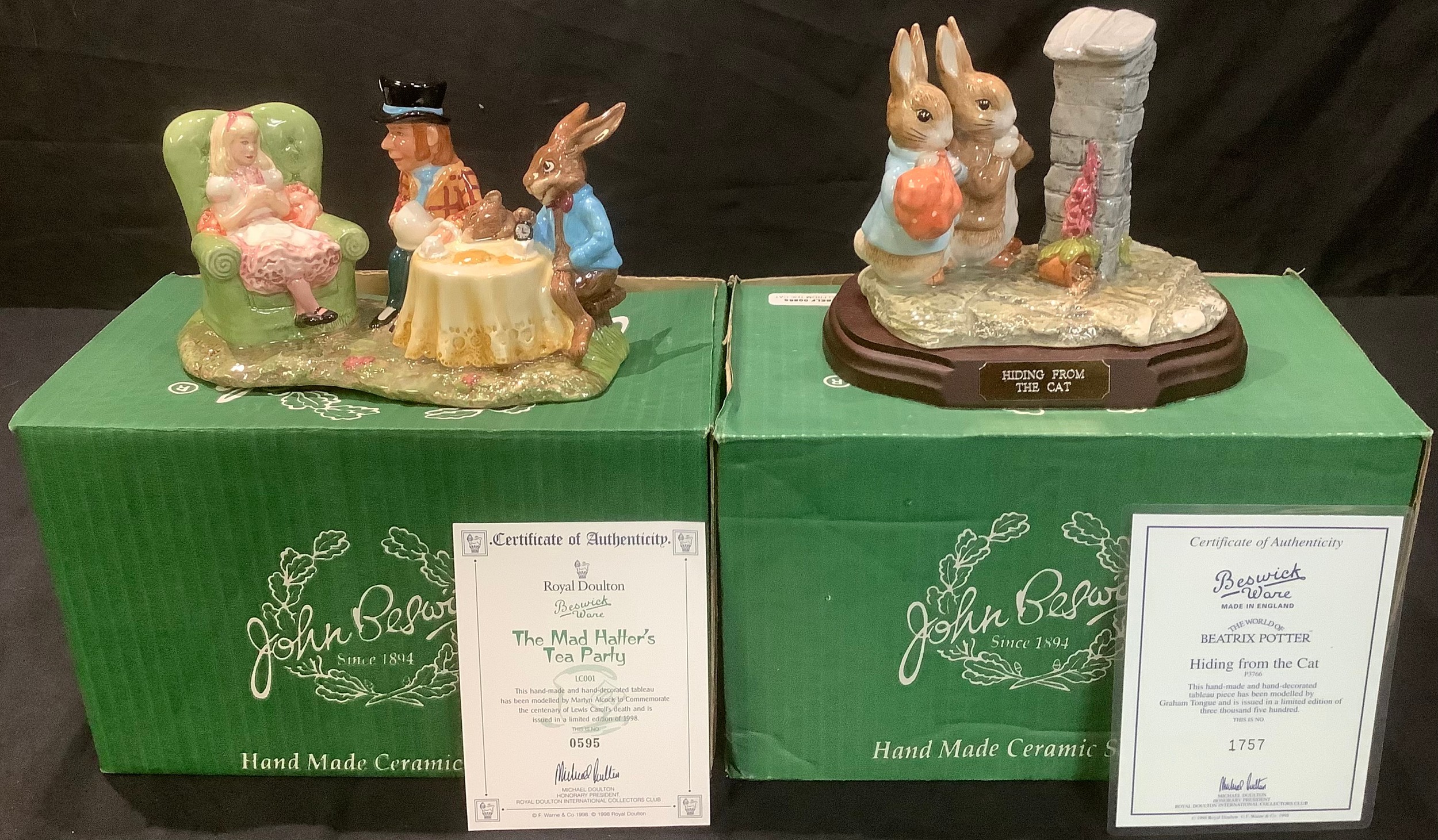 A Royal Doulton Beswick Ware tableau - auctions & price archive