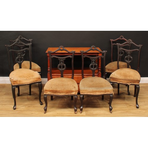 A Victorian mahogany low buffet serving table, 73.5cm high, 91.5cm wide ...