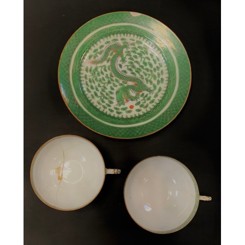 An extensive Chinese tea service, comprising teapot and cover, two ...