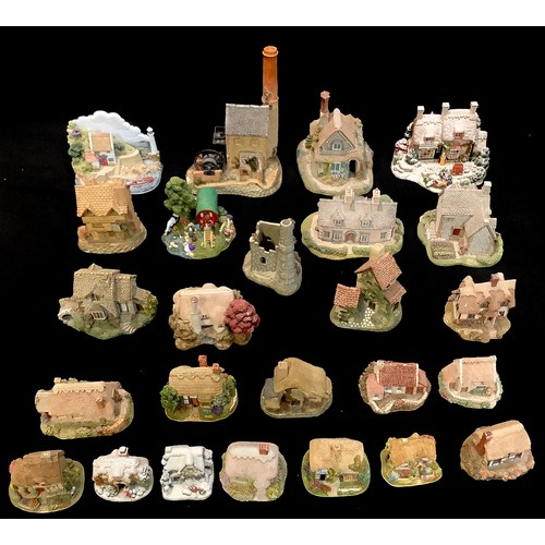 A collection of Lilliput Lane cottages including The Greengrocers, The ...