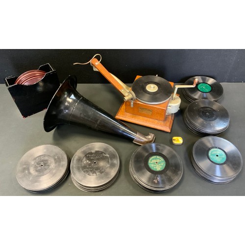 An early 20th century 'Trade Mark' travel arm Gramophone, by The ...