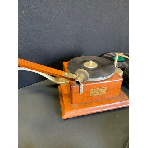 An early 20th century 'Trade Mark' travel arm Gramophone, by The ...