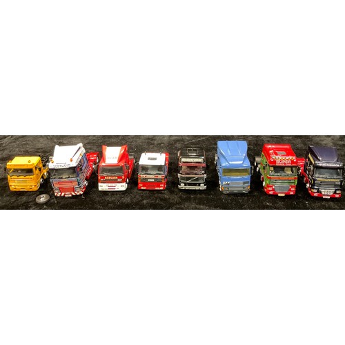 Toys - a collection of unboxed lorry tractor units, mostly Corgi ...