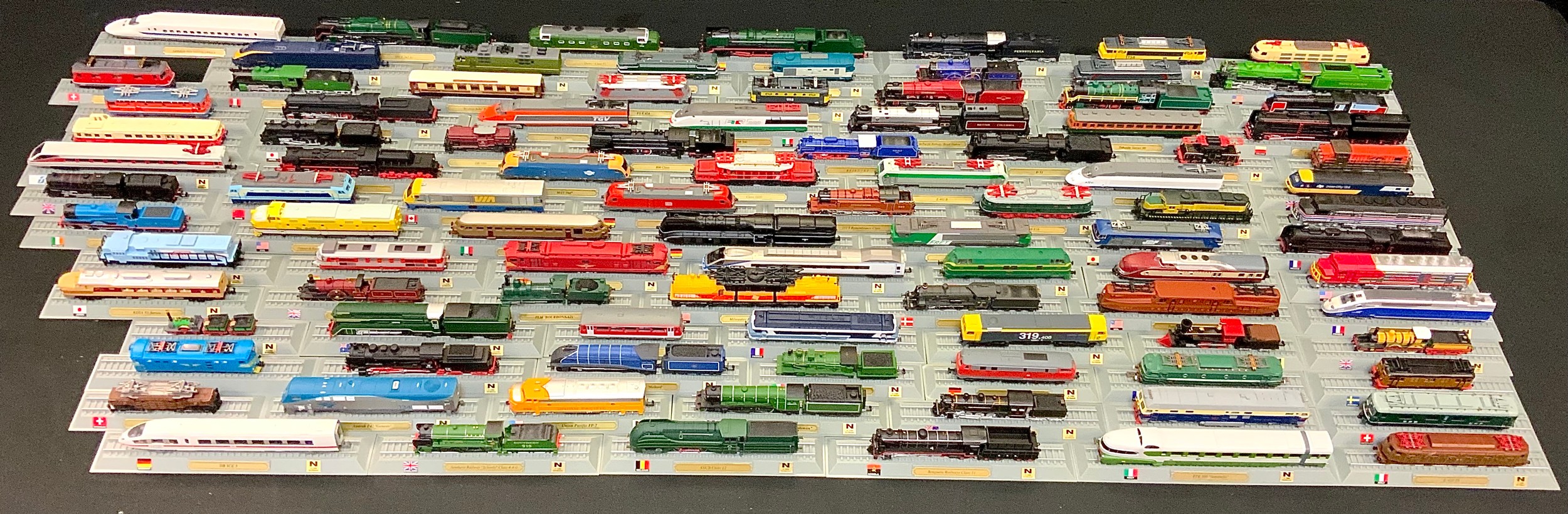 Del Prado N gauge model trains/Locomotives, static models, various ...