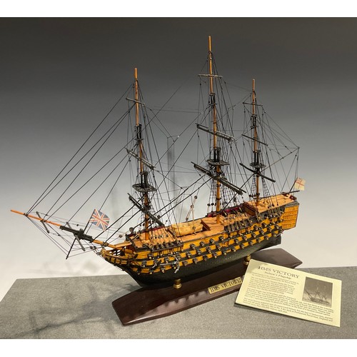 A Nauticalia HMS Victory Tribute model, 49cm, approx 1:140 scale.
