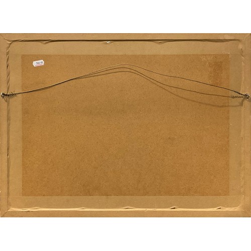 Thomas Lloyd (1849 - 1910) Gathering Blooms signed, dated 1899, watercolour, 18cm x 35cm