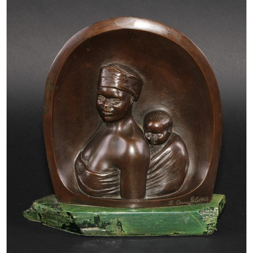 Robert Bain (South African 1911 - 1973), a brown patinated bronze ...
