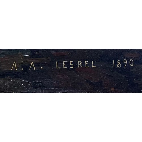 Adolphe Alexandra Lesrel (1839 - 1929) The Portfolio signed and dated ...