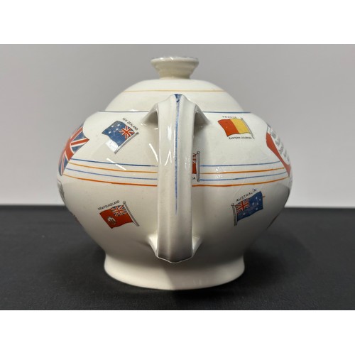 WW2 British "War Against Hitlerism" Ceramic Teapot. Souvenir teapot ...