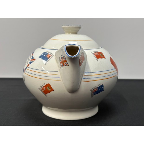 WW2 British "War Against Hitlerism" Ceramic Teapot. Souvenir teapot ...