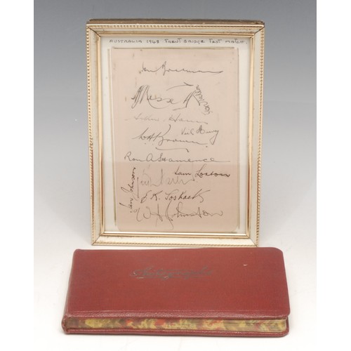 Autographs - Sport - Cricket - Australia 1948 Trent Bridge Test Match ...