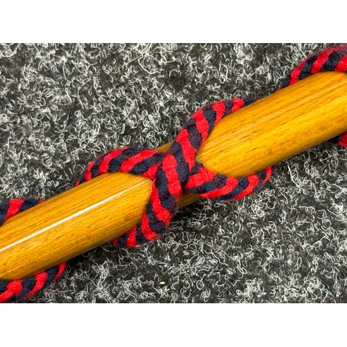 ERII Welsh Guards Drum Majors Mace. Overall length 158cm. Gilt Lion and ...