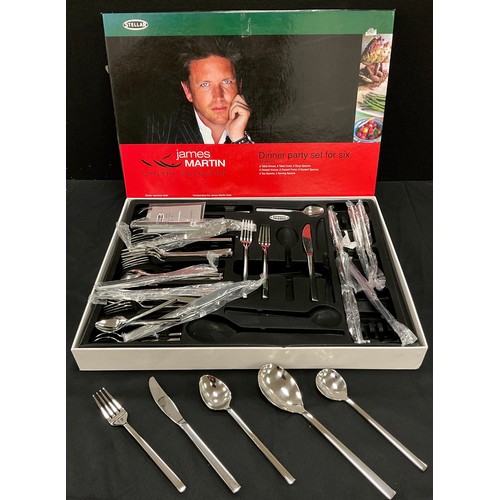 James Martin Cutlery collection for a dinner party set for six ...