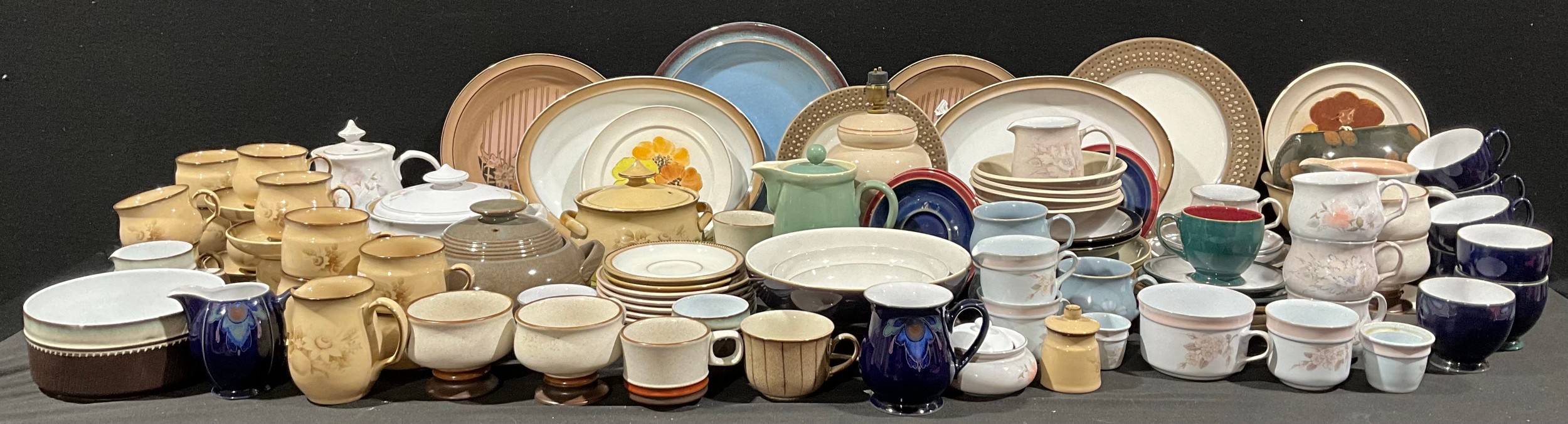 A collection of Denby tableware, various patterns, including Images ...