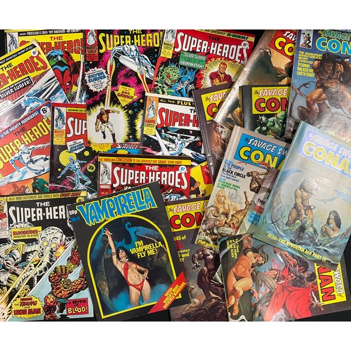 Comics, Marvel Comics Group, The Super-Heroes, comprising #20-#28; #48 ...