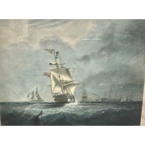 Maritime Interest - by Henry Papprill, after Samuel Walters (1811-1882 ...