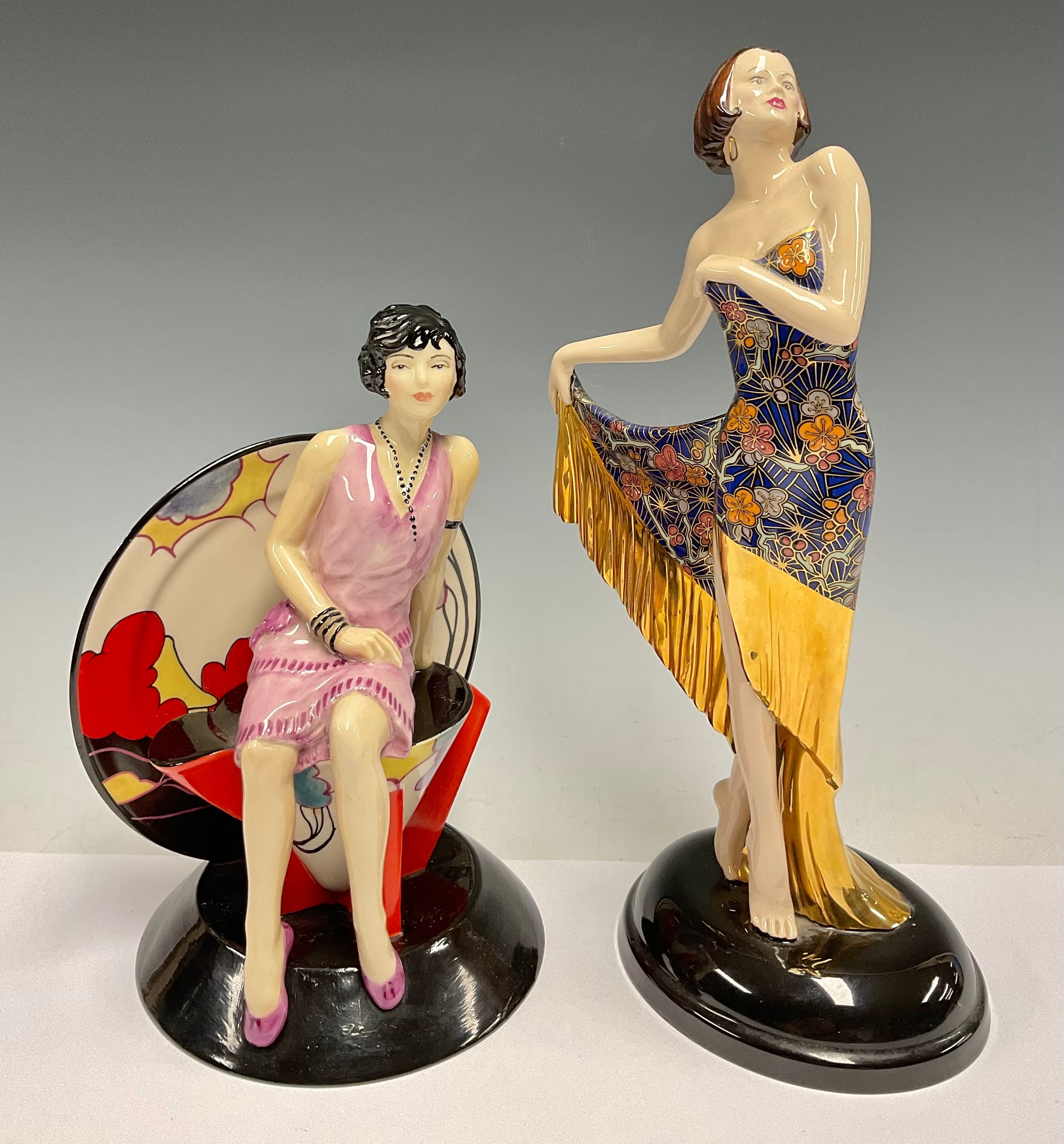A Kevin Francis figure, Young Clarice Cliff, Trilogy, designed by John ...