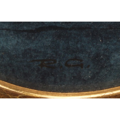 Robin Gibbard (1930-2014) a pair, Kingfisher and Heron, signed with ...