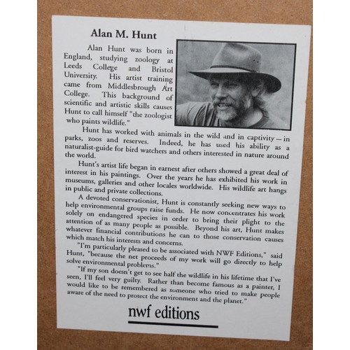 Alan M Hunt, by and after, River Crossing, Tiger, signed in pencil to ...