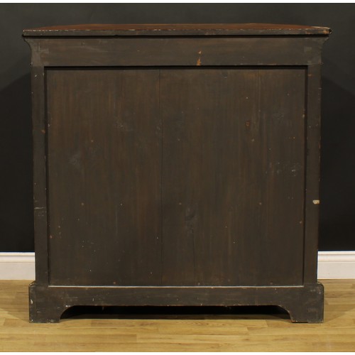 A Victorian gilt metal mounted rosewood crossbanded walnut credenza ...