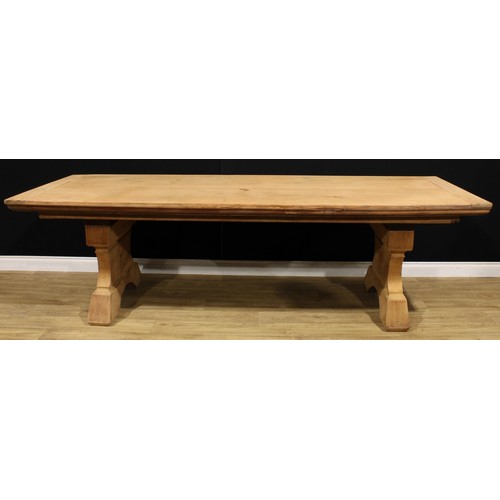 An early 20th century French Provincial walnut monastery refectory ...