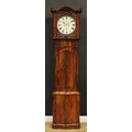 A Victorian mahogany longcase clock, 35cm circular dial inscribed Thos ...