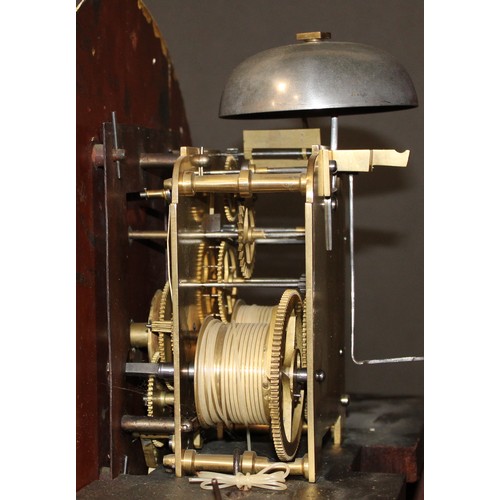 A Victorian mahogany longcase clock, 35cm circular dial inscribed Thos ...