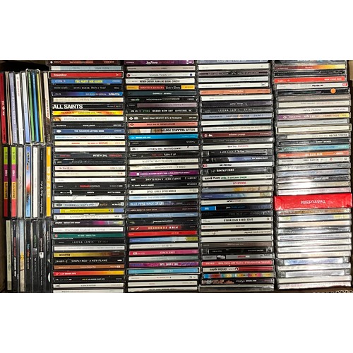 Music - Compact Discs - a large collection of compact discs, mostly pop ...