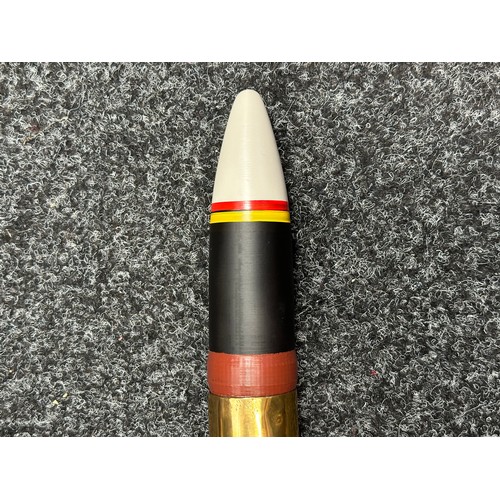 WW2 British Shell Cases and Trench Art to include two 25 Prd cases, one ...