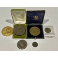 Numismatics, medallions and tokens – English copper half penny token ...