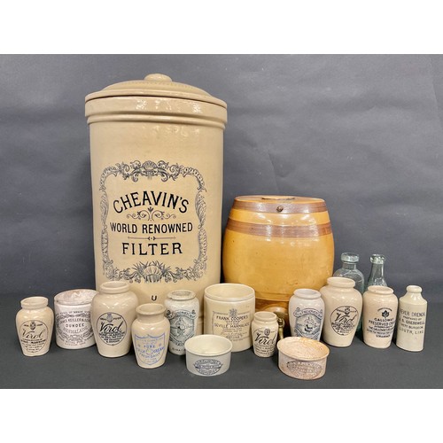 A 19th century stoneware water filter and cover, Cheavin's World ...