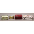 A Japanese ginbari cloisonné enamel rounded rectangular box and cover ...