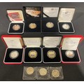 Numismatics – Royal Mint silver proof piedfort £2 coin collection, all ...