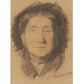 Flora Lion (1880 - 1958) Portrait of Mrs H Lion signed, dated 1903 ...