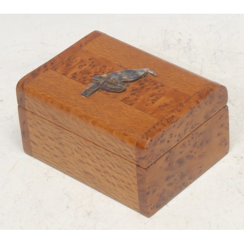 A New Zealand paua shell and specimen timber rectangular box, by ...