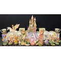 A collection of fairy models, various makers, including Past Times ...