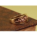 A 9ct welsh gold Clogau Cariad Am Byth diamond ring, hallmarked "375 ...