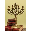 Judaica - a 19th century Jewish brass four-light Shabbat Sabbath ...