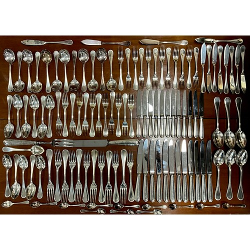 Christofle - a French silver plated Perles pattern table service, for ...