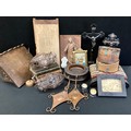 Boxes and objects - ecclesiastical / religious artifacts - a pair of ...