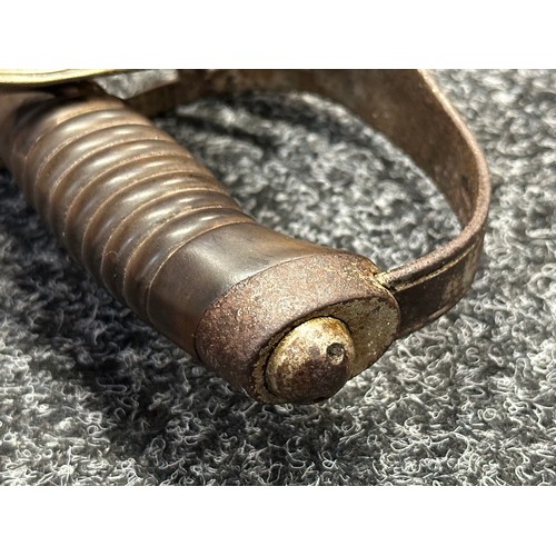 WW1 Imperial German Oldenburg Dragoon Officers Sword with single edged ...