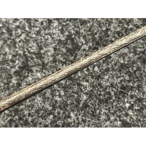 WW1 Imperial German Oldenburg Dragoon Officers Sword with single edged ...