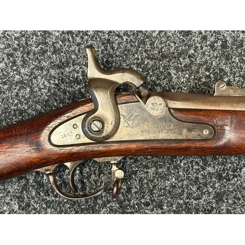 Springfiled 1863 Pattern .58 cal Percussion Cap Rifle. No serial number ...