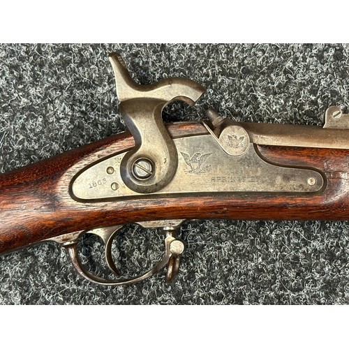 Springfiled 1863 Pattern .58 cal Percussion Cap Rifle. No serial number ...