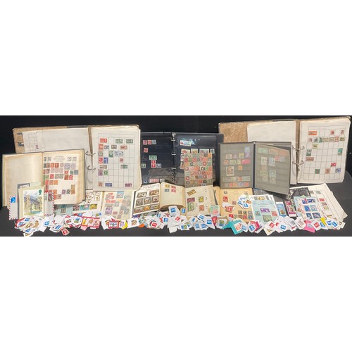 LARGE BANANA BOX OF STAMP ALBUMS A-Z ALL WORLD 1000s STAMPS, GOOD SORTER