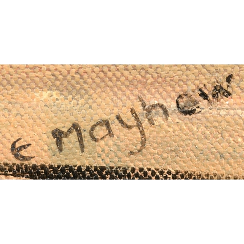 Eleanor Mayhew (contemporary) The Blacksmith Shop signed, oil on canvas ...