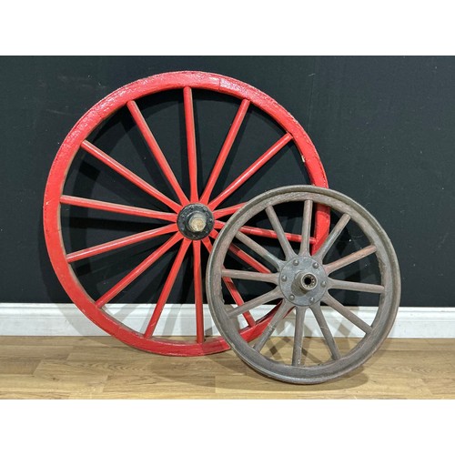Salvage & Reclamation - a vintage cart wheel or wagon wheel, 92cm ...